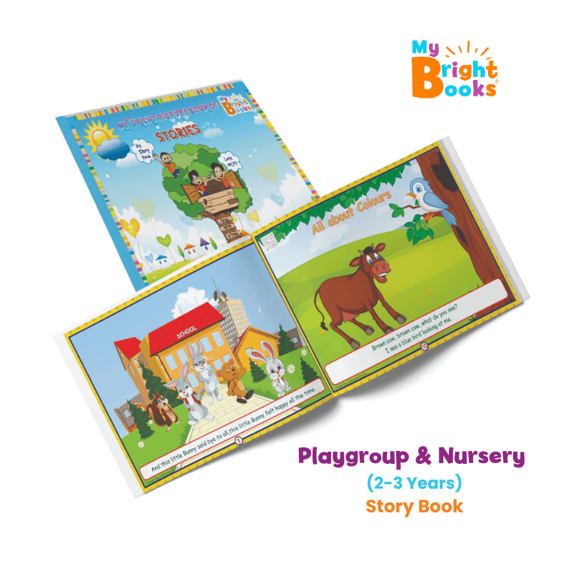 Preschool Books for Playgroup & Nursery-Bright Picture Book of Stories ...