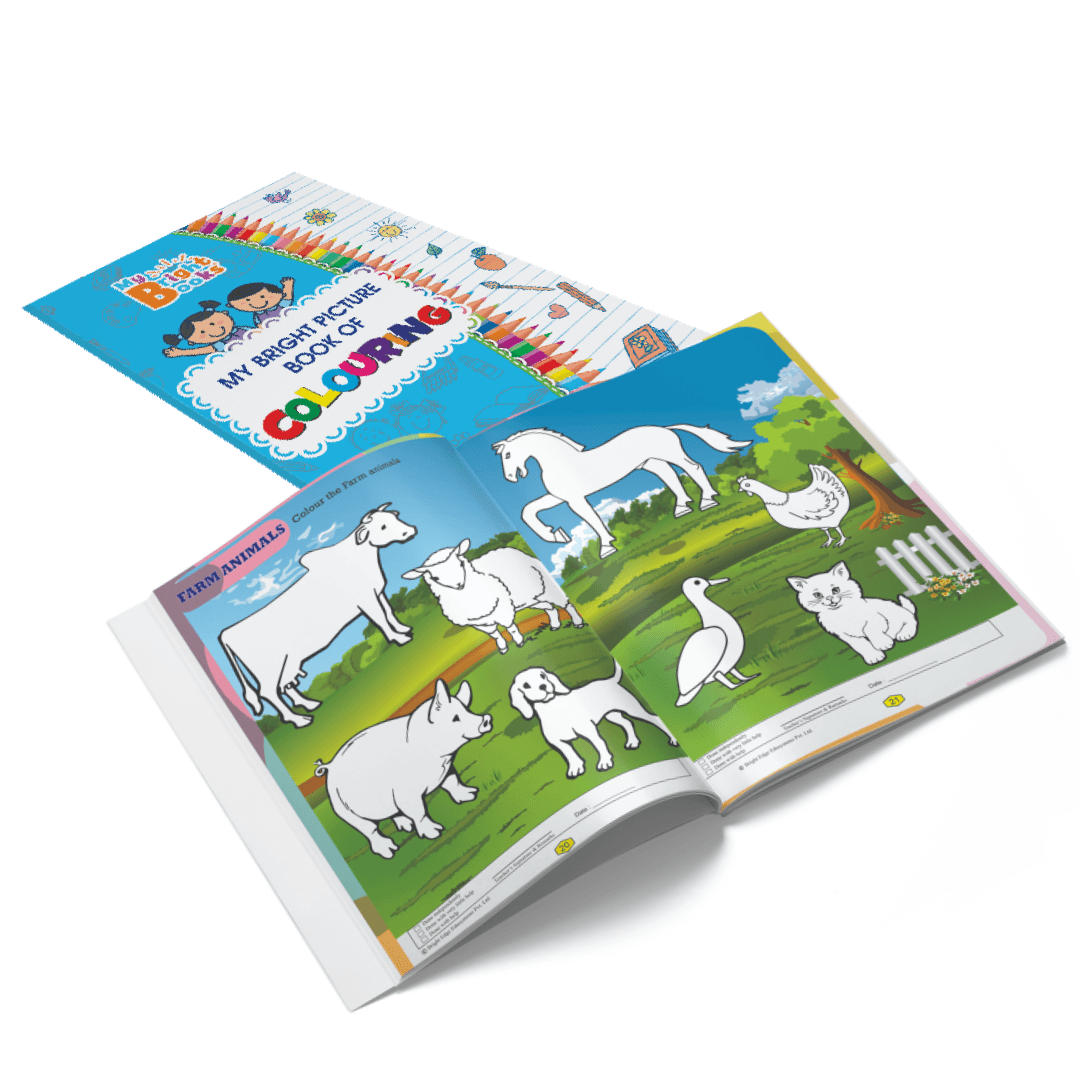 Preschool Books for LKG - My Bright Picture Book of Coloring. – Brilla ...