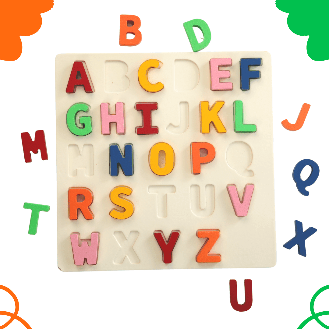 Wooden Alphabet & Number Chunky Puzzle – Brilla: One-Stop Solution for ...