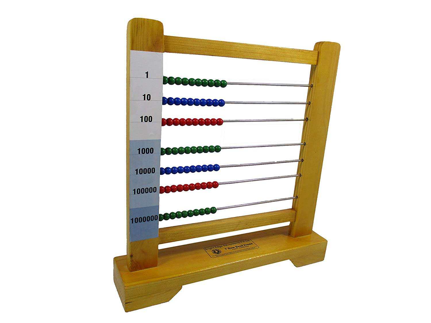 Montessori Materials - 7-Row Bead Frame for Math Learning & STEM ...